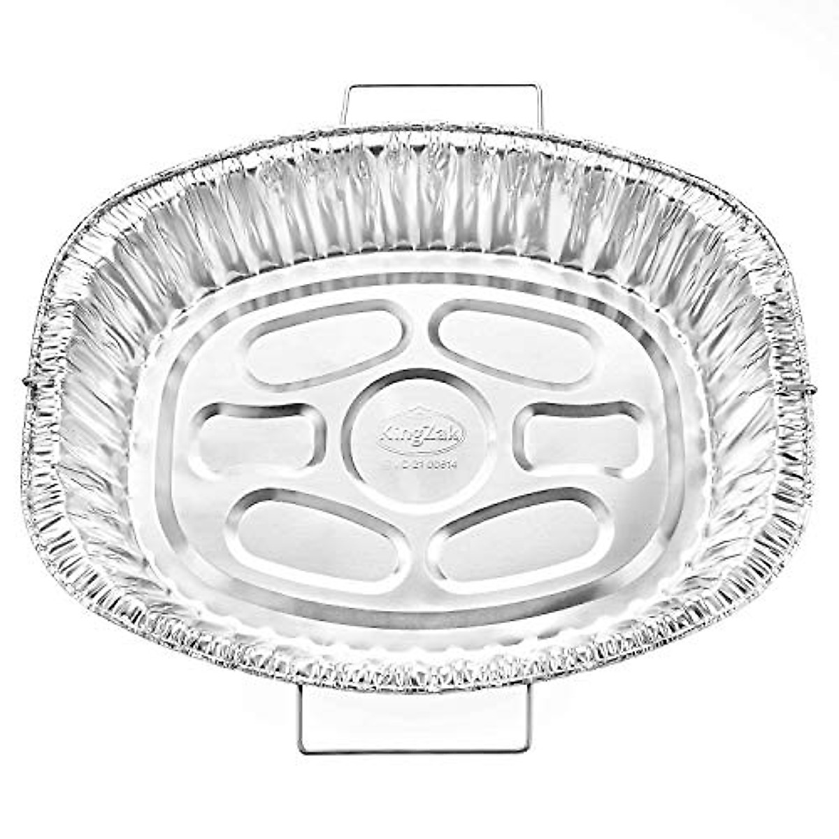 Aluminum Oval Rack Roaster With Handle - 18 1/4" x 13", 1 Pc