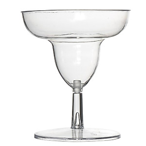 Fineline Settings Tiny Temptations Clear Two Piece 2 Oz. Tiny Toasts-Margarita Glass 120 Pieces