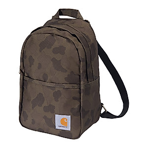 Carhartt Classic Mini Backpack, Water-Resistant Backpack with Adjustable Shoulder Straps, Duck Camo
