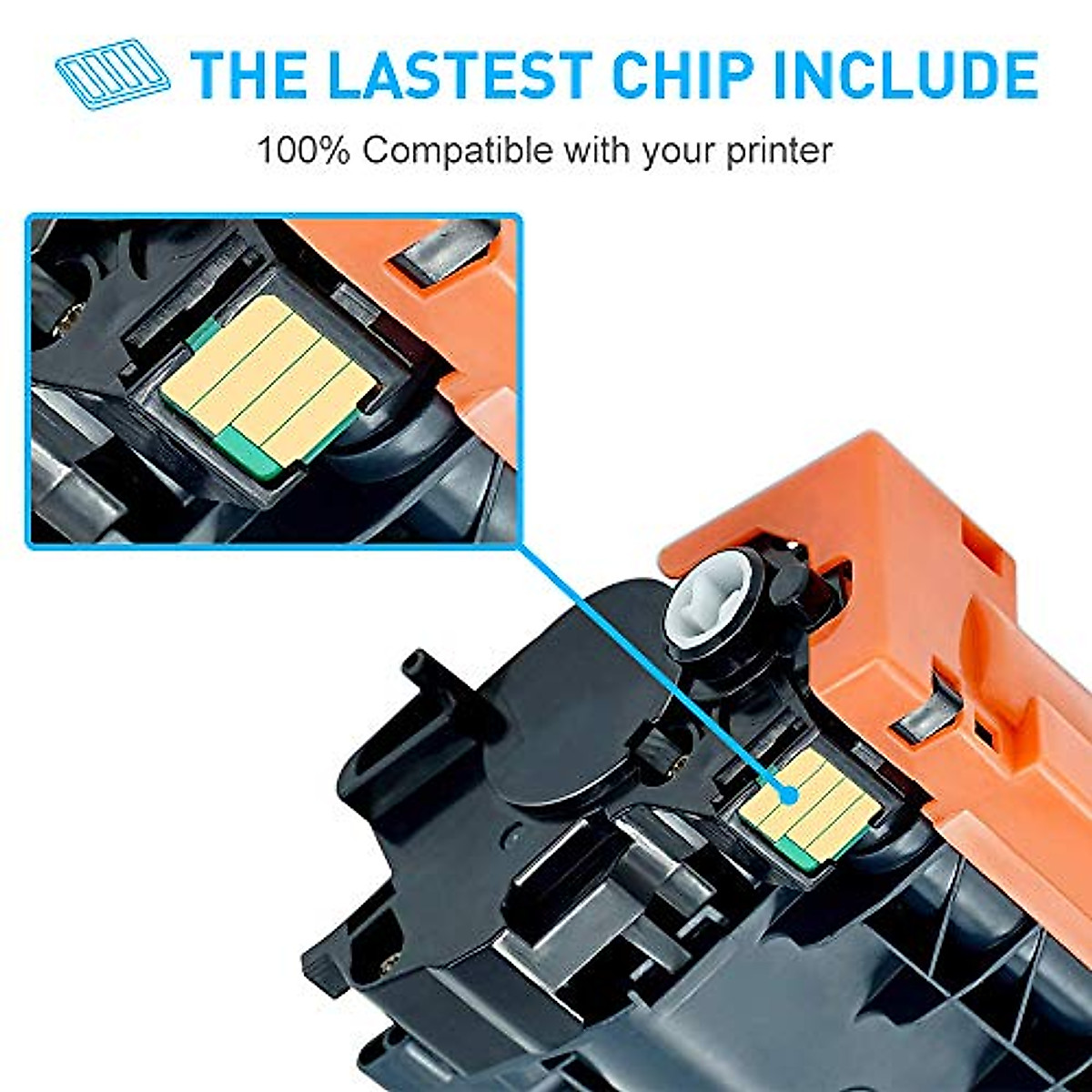 BAISINE Compatible 051H CRG-051H Toner Cartridge Replacement for Canon 051H imageCLASS LBP162dw MF264dw MF267dw MF269dw iSNESYS LBP160 LBP260 Series Printer - High Capacity 4,000 Pages (Black, 1 Pack)