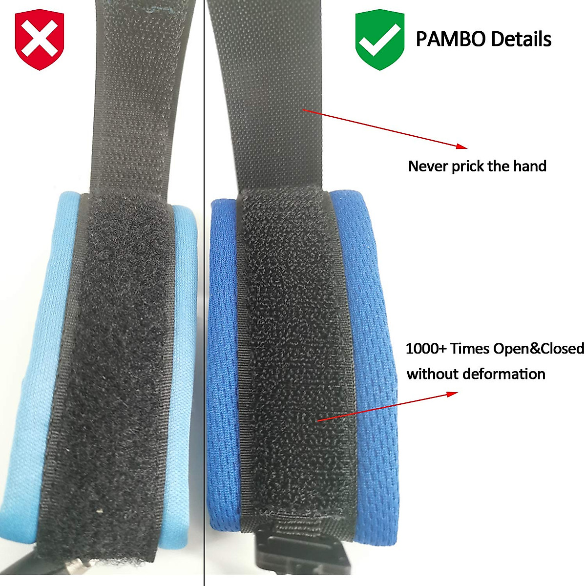 Toddler Safety Leash for Kids & Child | Baby Wrist Leash for Walking - Upgraded Version with Lock-Blue