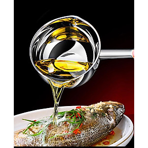 Wholeyhome 400ml Butter Coffee Milk Stainless Steel Warmer Pan,Mini Pot Chocolate Melting with Dual Pour Spout Stainless Steel Pan (400ml/13.6oz)