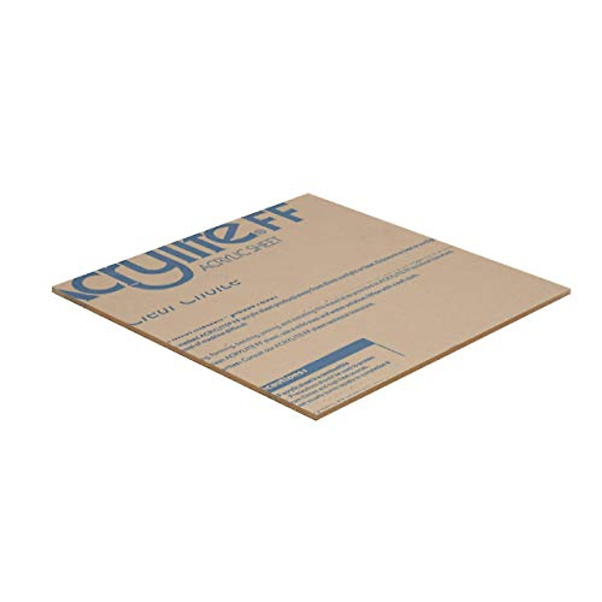 Falken Design falkenacrylic_dp9_236_18x18 Acrylic Sheet, Plastic/Plexiglas/Lucite, 18" x 18-1/4", Satin