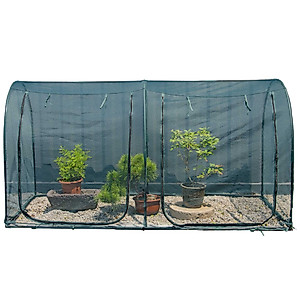 Large Tunnel 8.2'x4' Plant Netting Cover 4FT Tall Crop Cage Netting Pest Guard Cover for Vegetables Fruits Durable Gardening Net for Plant and Animal