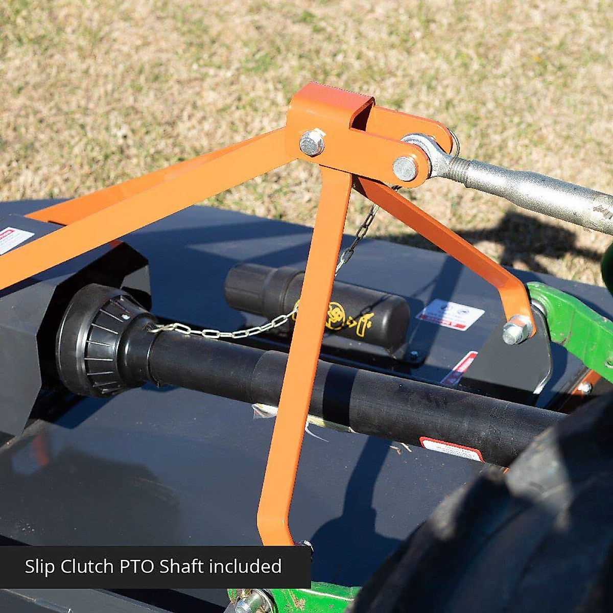 Titan Attachments 5 FT Standard Series Compact Rotary Brush Cutter, Slip Clutch PTO Shaft