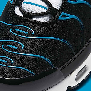Nike Men's Shoes Air Max Plus Black Laser Blue CZ8687-001 (Numeric_9_Point_5)