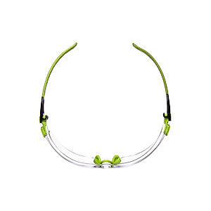 Allen Company All-in Youth Shooting Safety Glasses - Eye Protection for Boys and Girls - Soft Padded Nose and Temple - Clear Lenses - ANSI Z87.1+ and CE Rated - Green/Black