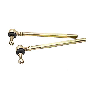 PRO BAT 435 mm /17.1'' Go Kart Steering Gear Rack Pinion 390 mm/15.4'' Adjustable Rack Shaft Tie Rod Kit fit for 110cc 125cc 140cc 150cc Go Kart Cart Golf Buggy UTV