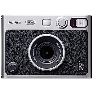 Fujifilm Instax Mini EVO Instant Camera, Compact and Portable Design, Polaroid Cameras for Photography, Built-in Selfie Mirror, Easy to Use Camera for Professional or Beginner (Renewed)