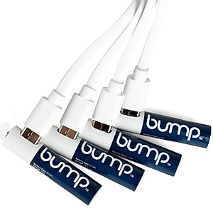 bump AAA USB Rechargeable Batteries, (4-Pack), Lithium Ion, High Output, Fast USB-C, 1.5V with LED Indicator Charging, Long Lasting, for Remotes, Toys, Keyboards, Includes 4-1 Charger Cable