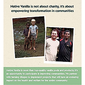 16 oz Pure Vanilla Extract - 100% Real Vanilla Extract - Made from Grade B Vanilla Beans - For Cooking, Drinks & Desserts - 100% Vegan, Sugar Free & Kosher - Non-GMO & Gluten-Free - Native Vanilla