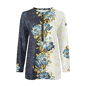 GIANTHONG Sweaters for Women Long Sleeve Sports Clothing for Women Gifts for 18 Year Old Girl White Top Women Plus Size July 4th Shirts for Girls Custom Fathers Day Shirts（3-White,XX-Large）