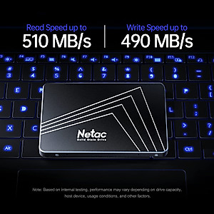 Netac SSD 240GB Internal Solid State Drive Hard Drive Up to 510 MB/s SATA SSD 2.5 Inch SATAIII 6Gb/s, Easy to Install, Notebook Tablet Desktop PC - 240GB