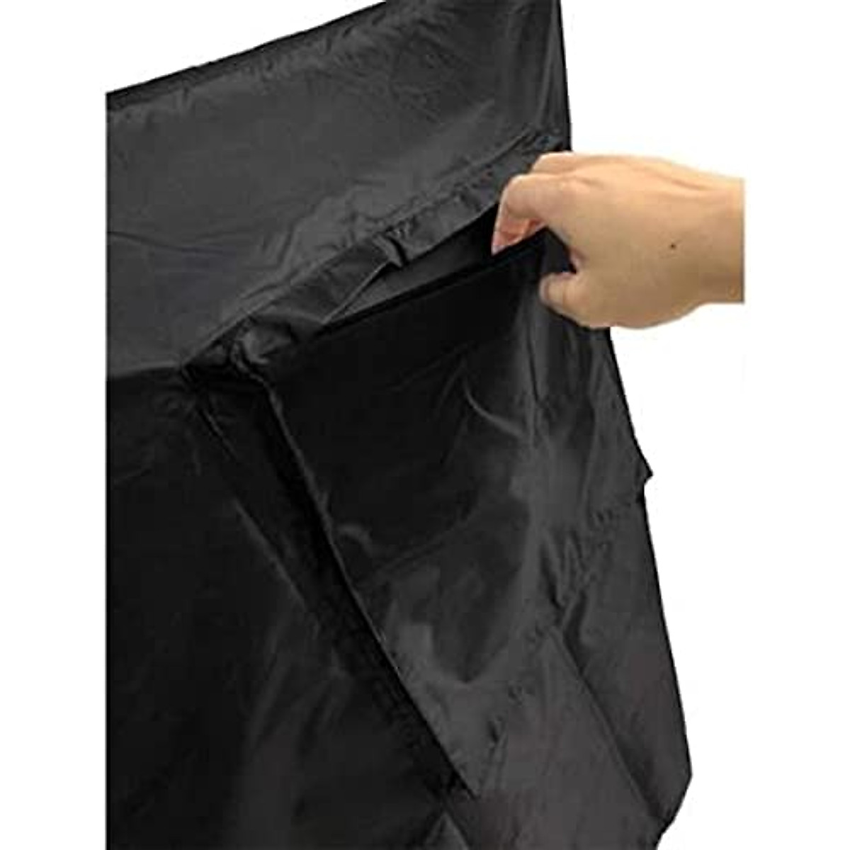 Rolling Cooler Cart Cover 420D Waterproof Patio Cooler Cart Cover Patio Cooler Cover with UV Coating Patio Ice Chest Protector for Outdoor Rolling Beverage Cart 37.4 x 19.68 x 36.22Inch Black