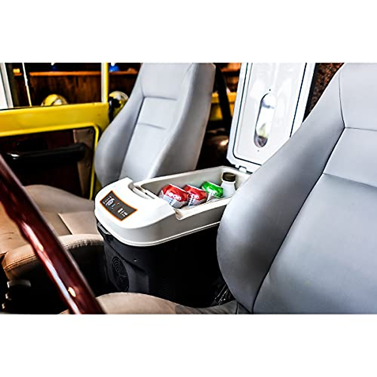 United Pacific 99121 Portable 10Qt/9.5L Thermoelectric Top Loader Cooler, Electric Plug-in Cooler & Warmer for Food & Drinks, 12V DC, 110VAC - 1 Unit