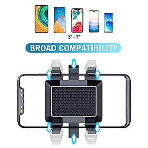 Rearview Mirror Phone Holder for Car-360° Rotatable and Retractable Car Phone Holder with Adjustable Length Upgraded Multifunctional Rearview Mirror Phone Holder for All Mobile Phones and All Car