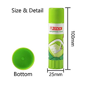 3D Printer Glue Sticks, Aitrip 2Pcs Solid Stickers for 3D Printer Hot Bed Print Filament PLA ABS PET PETG and Other More