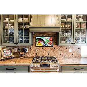 Feihe 19 Inch TV, LED Widescreen TV with Digital ATSC Tuners HDMI/VGA/AV/USB, 19 Inch Flat Screen TV with Built in Dual Speakers for Kitchen and RV Camper