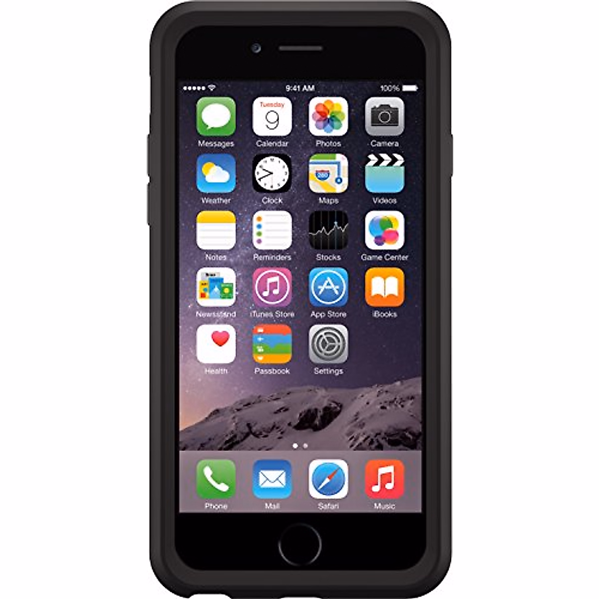 OTTERBOX SYMMETRY SERIES Case for iPhone 6/6s (4.7" Version) -Polycarbonate, Retail Packaging - BLACK