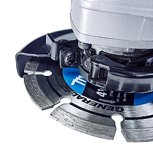 Makita 2 Pack - 4.5” Segmented Rim Diamond Blades For 4.5”+ Grinders & Circular Saws - Long-Lasting Cutting For Concrete, Masonry & Brick - 5/8”, 20mm & 7/8” Arbors