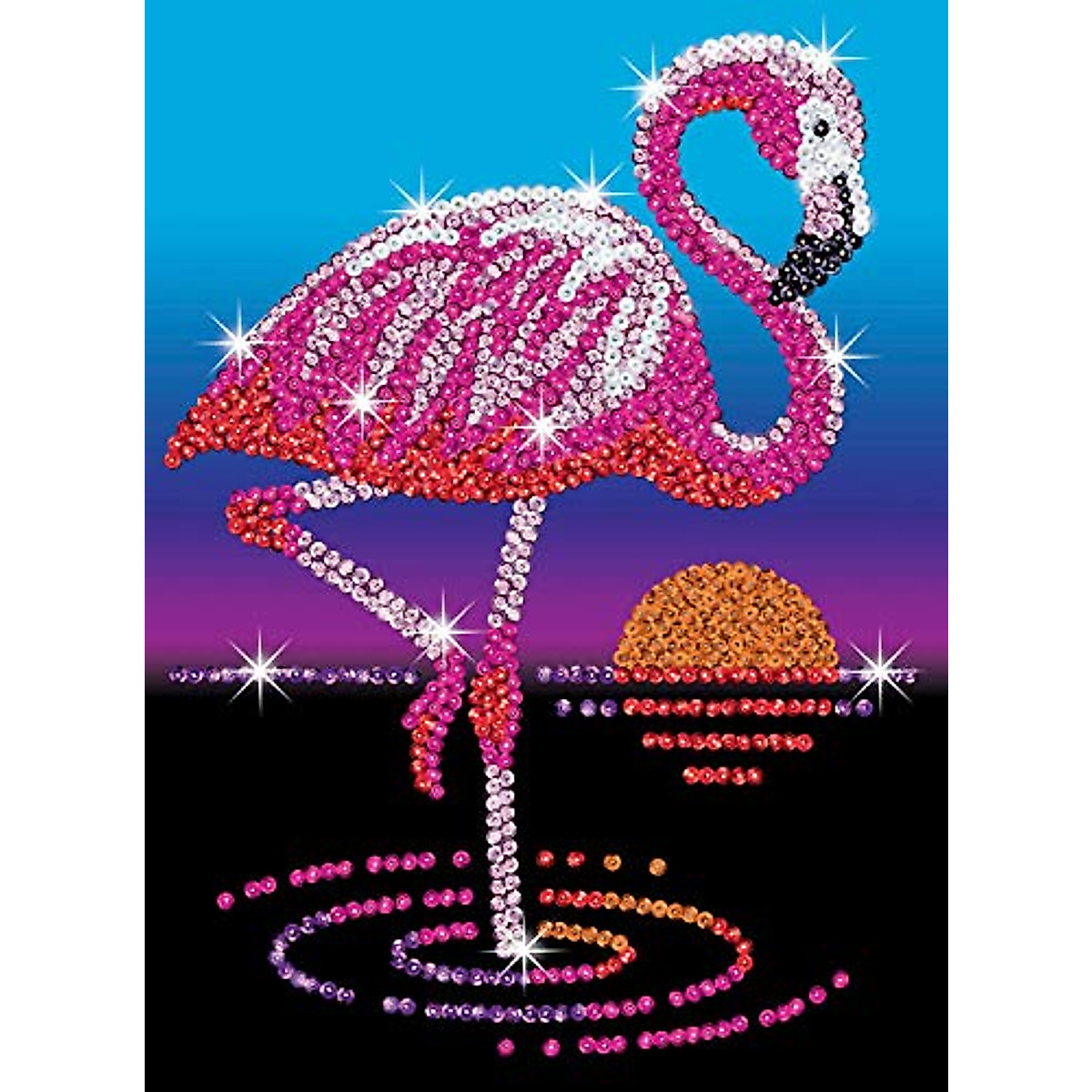 Sequin Art Red Frankie The Flamingo Sparkling Arts and Crafts Kit