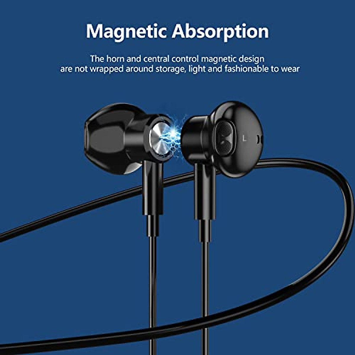 USB C Headphones for iPhone 15, YUANBAI USB C Earbuds with Microphone Noise Isolation Stereo Wired Semi in-Ear Earphones for Samsung Z Fold3 5G S21 S22 Ultra S20 FE OnePlus 9 Google Pixel 6 iPad Pro