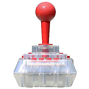 The C64 Micro Switch Joystick - Clear (Electronic Games)