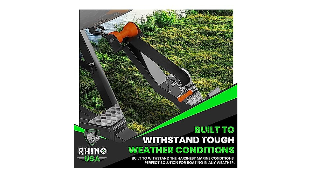Rhino USA Boat Trailer Winch Strap (2 Inch x 20 Foot) - 5,016lb Maximum ...