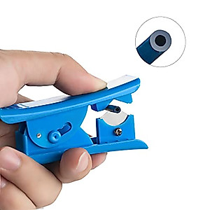 High Temperature Resistant Premium Bowden Tubing 6M TPFE Teflon Tube for 1.75mm Filament with Upgraded PC4-M6 and PC4-M10 Pneumatic Fittings,Teflon Cutter,Collet Clips and Spanner for Ender 3/3 Pro