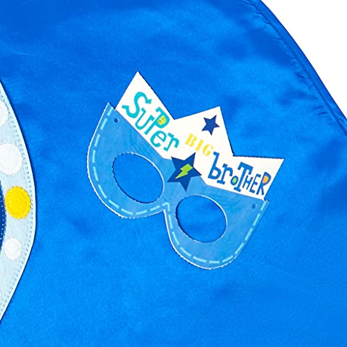 C.R. Gibson Blue 'Big Brother' Superhero Cape Children's Costume, 3pc, 22'' L