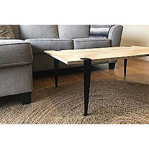 Shepherd Hardware 16" Adjustable Fit Table Clamp Legs, Black