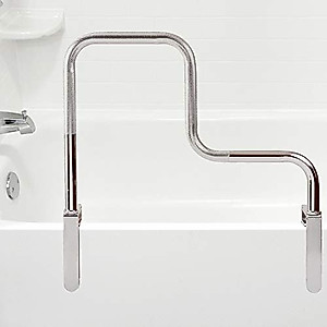 DMI Grab Bar Tub and Shower Handle, Bathtub Grab Bar, Safety Rail, For Safety and Stability, Rust Resistant, Chrome