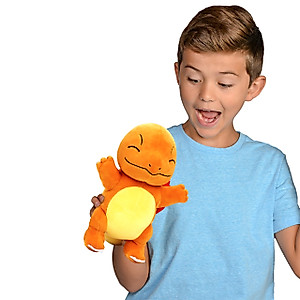 Pokémon 12" Charizard & 8" Charmander Plush 2-Pack - Evolution Set - Officially Licensed - Authentic Soft Stuffed Animal Toy Figure - Valentine's Day Easter Basket Stuffer Gift for Kids, Boys, Girls
