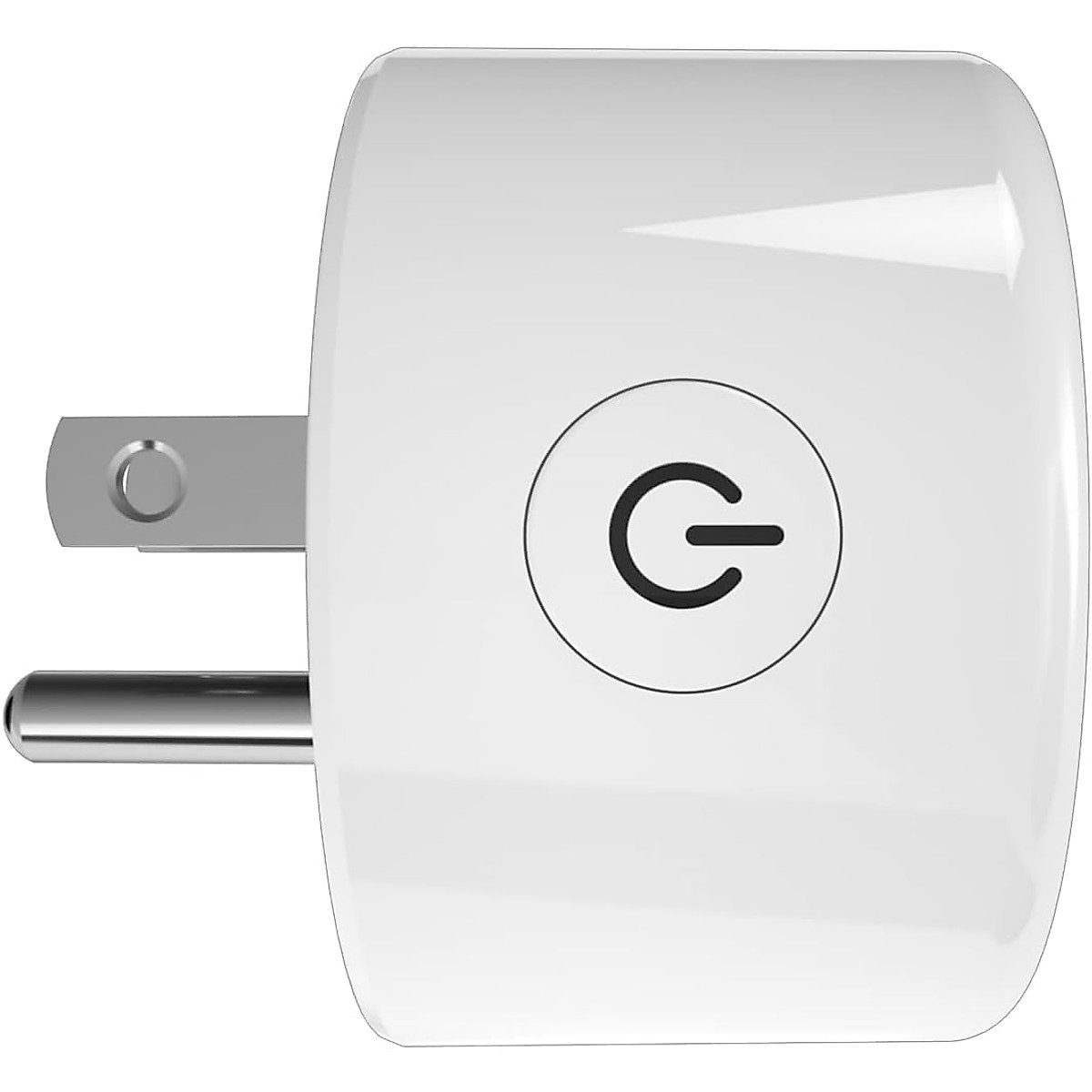 GHome Smart Mini Plug Compatible with Alexa and Google Home, WiFi Outlet Socket Remote Control with Timer Function, Only Supports 2.4GHz Network, No Hub Required, ETL FCC Listed (2 Pack), White