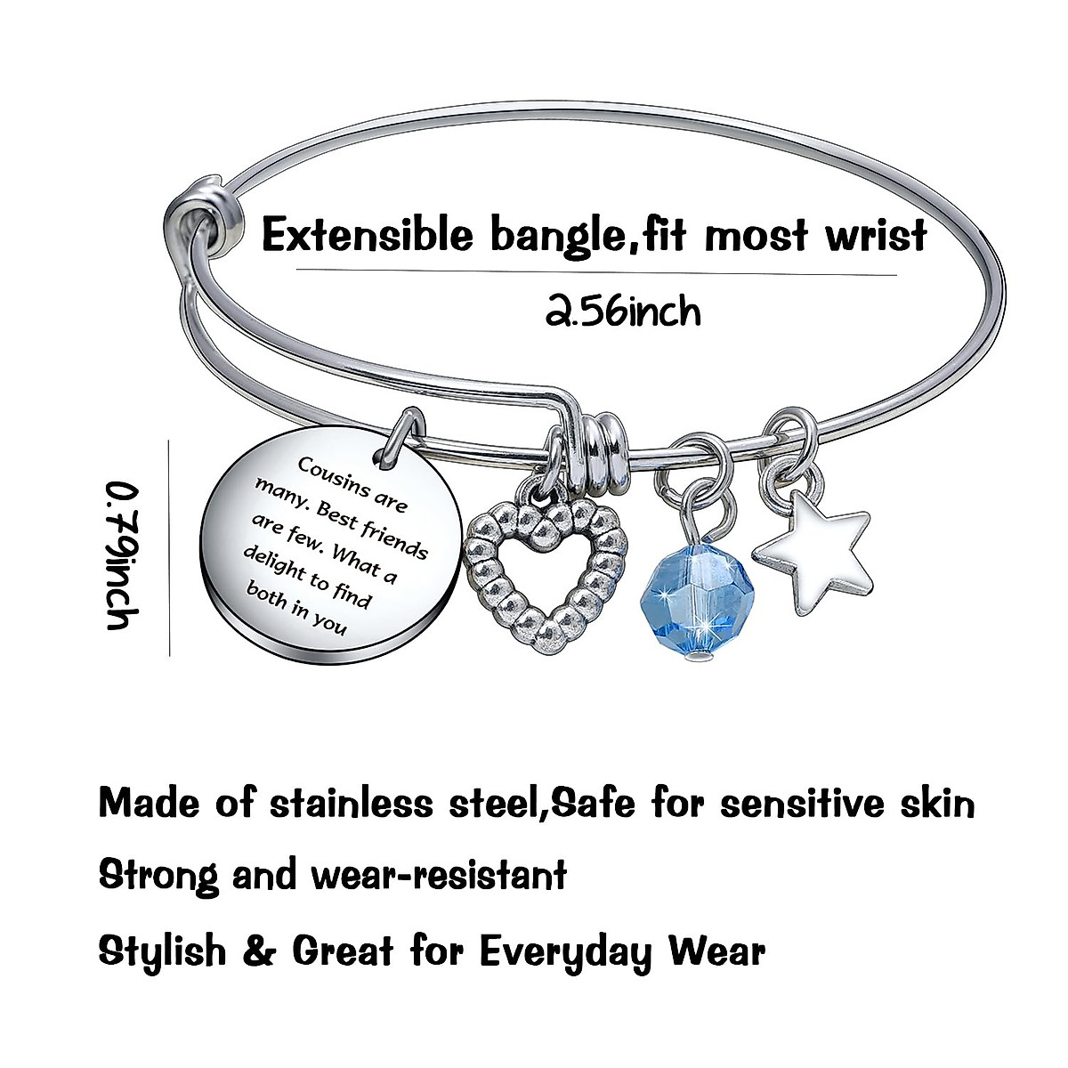 De&ai cousin gift Best Friend Bracelet sister in law gift bestie Bracelet Bride Gift friendship Bracelet cousin thank you Bracelet sister Bracelet cousin birthday Bracelet