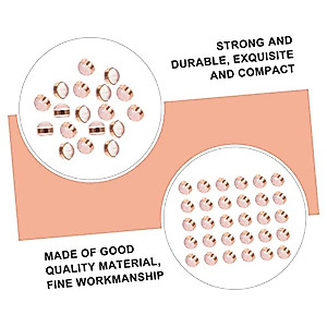 VILLCASE 90 pcs Hamburger earplugs Clear Earrings Secure Earring Backs Earrings Back Clip Safety Earring Backs Jewelry Earring Stoppers Ear Plugs Silicone Jacket Perforation Silica Gel