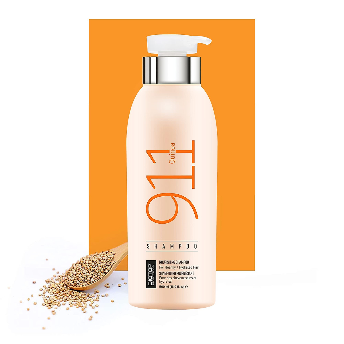 Biotop Professional 911 Quinoa Shampoo for Dry, Lifeless, and Damaged Hair 16.9 fl oz