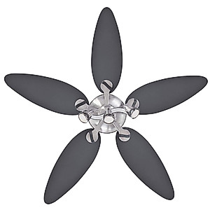 Westinghouse 7223100 Xavier II Indoor Ceiling Fan with Light, 52 Inch, Brushed Nickel