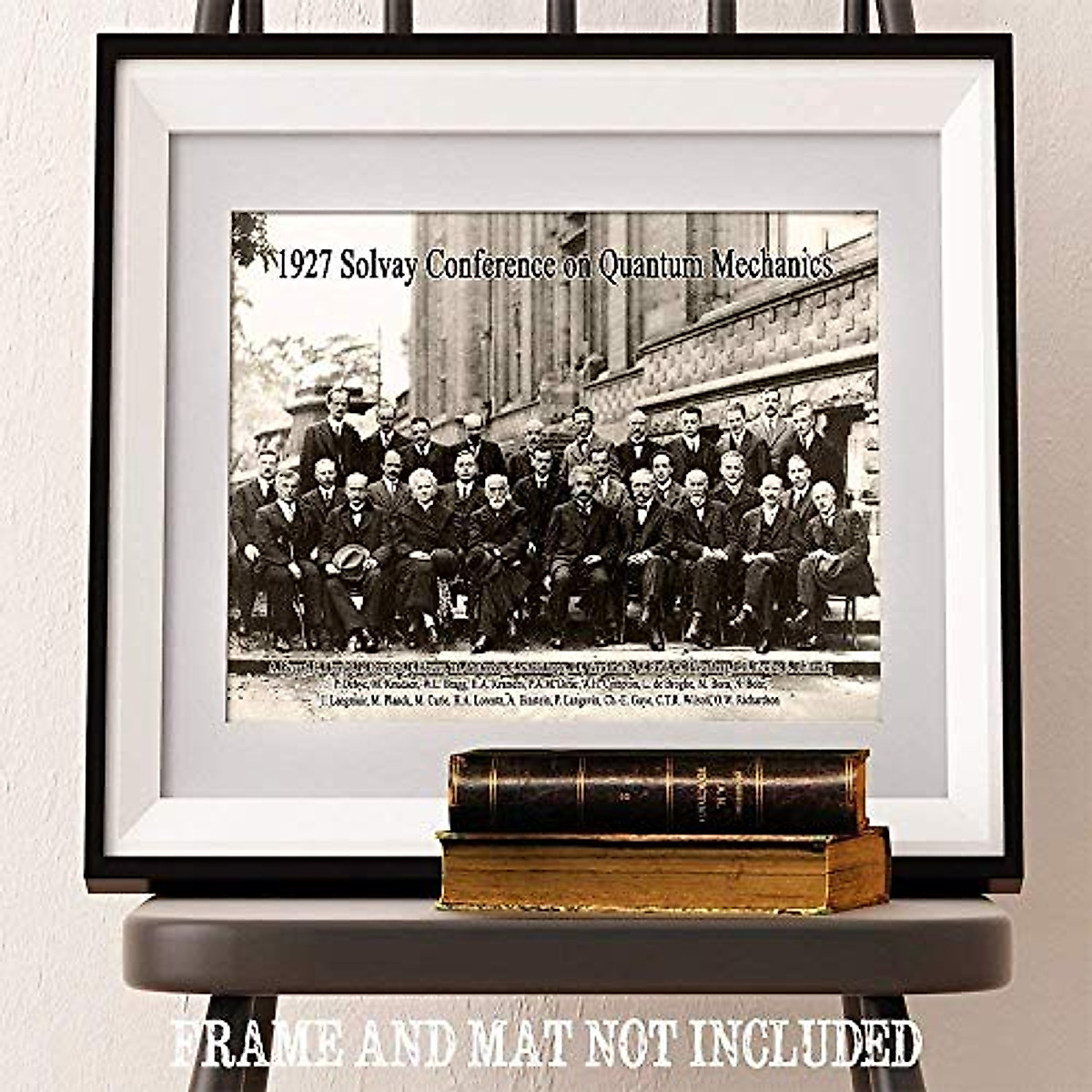 1927 Solvay Conference on Quantum Mechanics - 11x14 Unframed Art Print - Great Gift Under $15 for Scientists