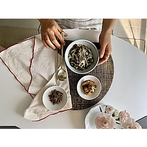 cozymomdeco Korean Made Chopsticks Spoon Set with Korean Letter Hangul Engraved Gold Color 18-10 Stainless Steel Stocking Stoffer Gift for Mom