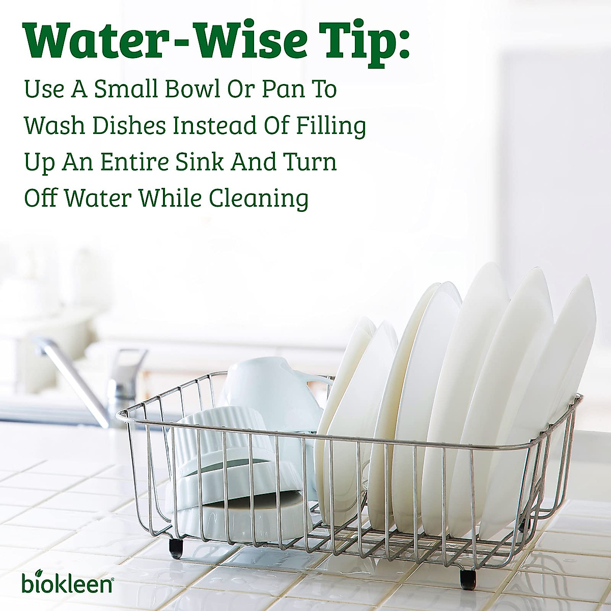 Biokleen Free & Clear Dish Soap - Dish Liquid, Dishwashing Cleaner, Eco-Friendly, Non-Toxic, Plant-Based, No Artificial Fragrance, Colors or Preservatives, Unscented