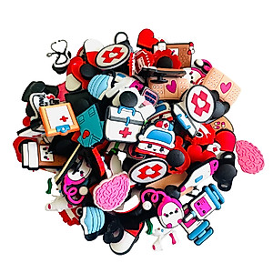 Shoe Charms for Kids Girls Teens, Kawaii Charms for Clog Sandals Bracelets Decoration Party FavorShoe Charms for Kids Girls Teens, Plastic, stabilized turquoise