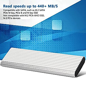 M.2 SSD Enclosure SSD Enclosure Shockproof High Capacity Lightweight
