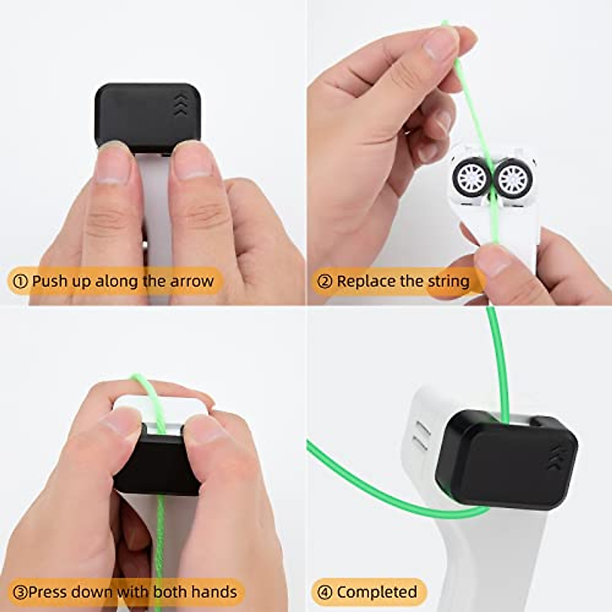 Motenik Cool Gadgets Zip Toy [Noctilucent Lasso] Loop String Shooter Launcher Toy Rope Propeller Great for Kids and Adults