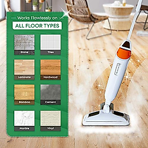 Turbo Microfiber Steam Mop Pads Compatible to Fit Bissell PowerFresh 1544A 1806 2075A 5938 Deluxe 3-in-1 Slim Lift-Off Cleaner Power Fresh Cloth Mops - Washable Replacement Covers 4 Pack