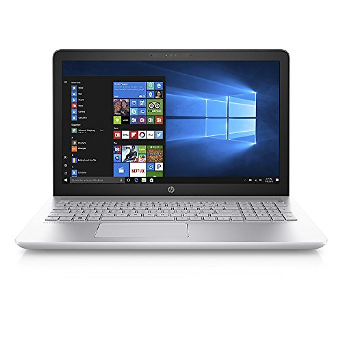 HP 15.6 inch HD Laptop, Intel Core i5-7200U Processor 2.5GHz, 12GB DDR4 RAM, 1TB HDD, HDMI, Bluetooth, SuperMulti DVD, WiFi, HD Webcam, Windows 10 -Turbo Silver
