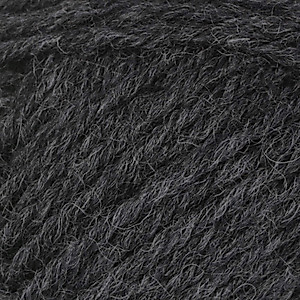 Patons Classic Wool DK Superwash Yarn - Gauge 3 Light - 100% Wool - (3-Pack) - Dark Grey Heather - for Crochet, Knitting, and Crafting