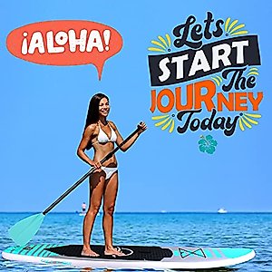 SereneLife Stand Up Paddle-Board Adjustable Paddle - Adjustable Water Paddle Oar for SLSUPB105 Free-Flow Inflatable SUP Stand Up Water Paddle-Board - SereneLife PRTSLSUPB105PDL