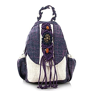 Eshow Women Backpack Ladies Rucksack Chest Bag Canvas Shoulder Bags Anti-Theft Crossbody Bag for Women Girl’s Multifunctional Oxford Fashion Daypack Handbag