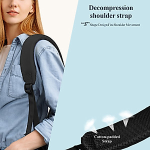 PACKISM Clear Backpack, Large Clear Backpack Heavy Duty Sturdy Shape Transparent Backpack, PVC See Through Backpack Clear Bookbag for Student, School, Workplace, Travel, Black